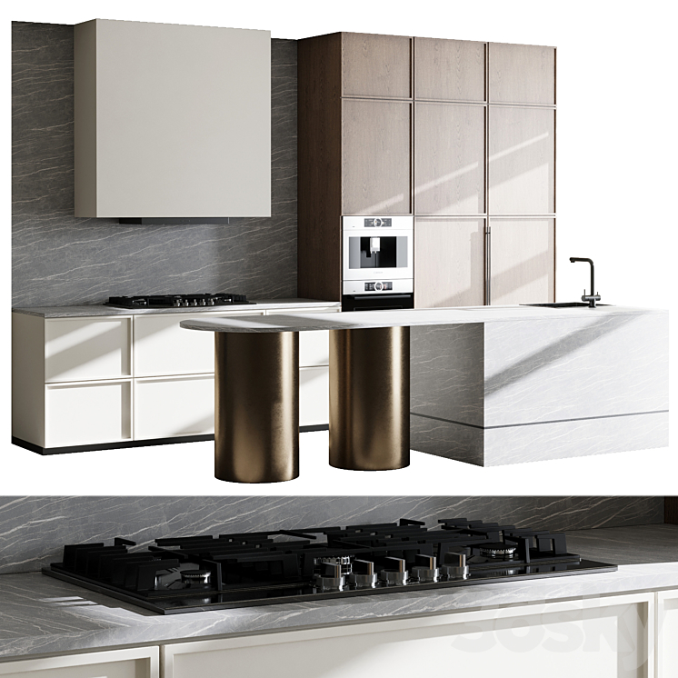 Kitchen Appliance Bosch Kitchen 99 - Kitchen - 3D model