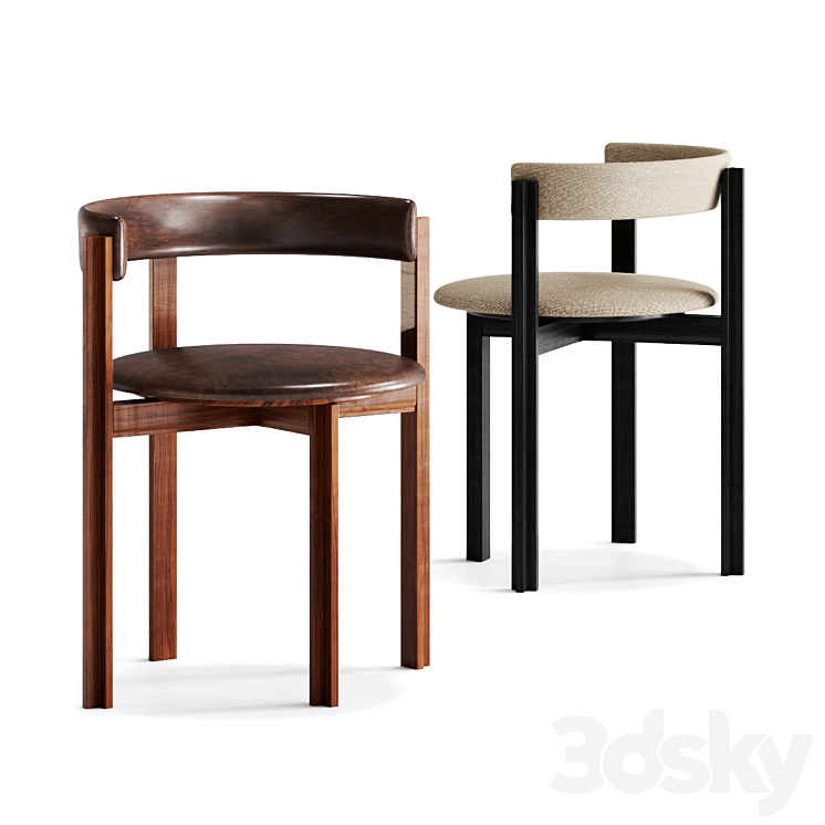Principal dining chair by Karakter - Chair - 3D model