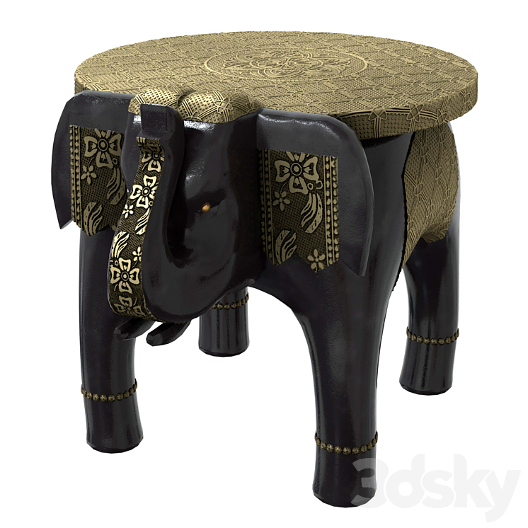 Table Secret De Maison GOLDEN SLON - Table - 3D model