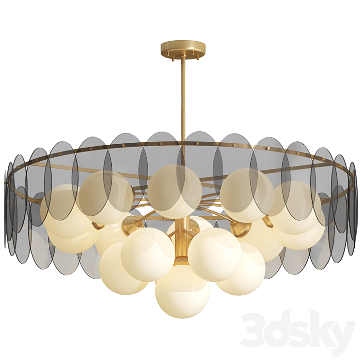 Chandelier RASMIN 88 - Pendant light - 3D model
