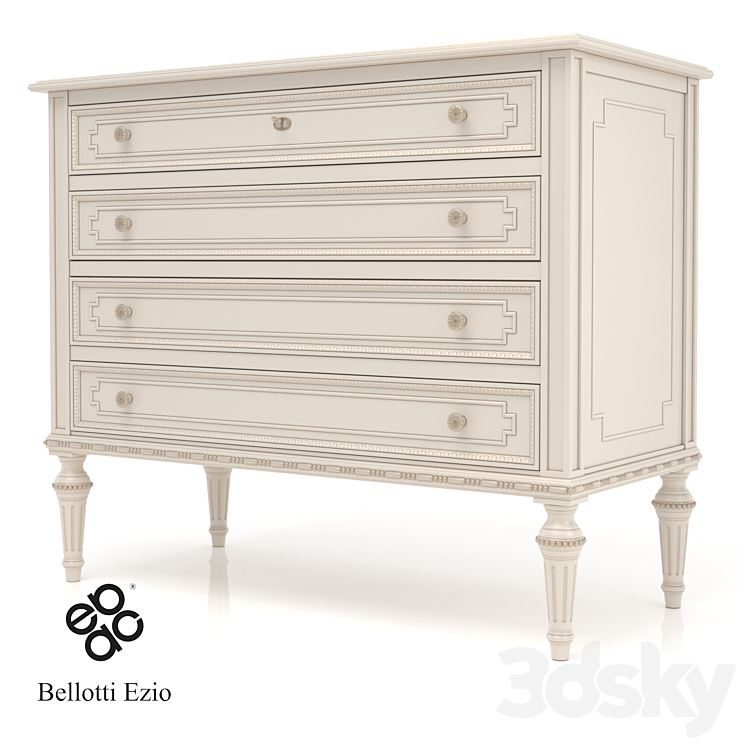 (OM) Bellotti Ezio 3441 - Sideboard & Chest of drawer - 3D model