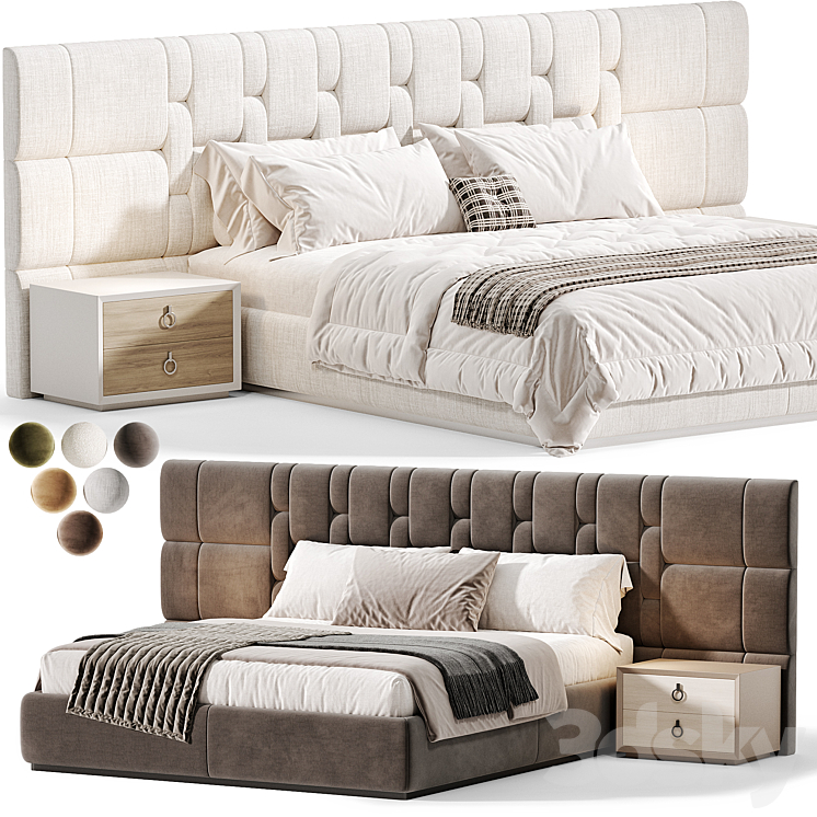 Class 3 Piece Bed By Wayfair - Bed - 3D model