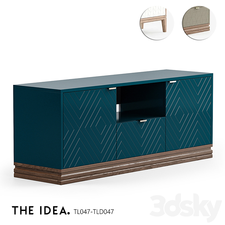OM THE-IDEA TV stand TL047 - TLD047 - Sideboard & Chest of drawer - 3D ...