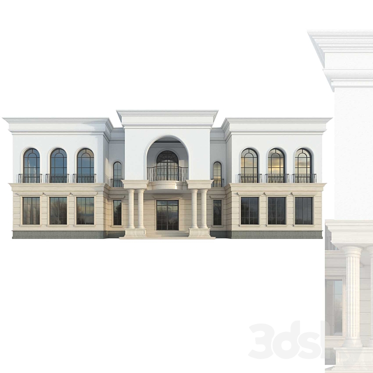Classic Commercial Building No1 - Building - 3D model