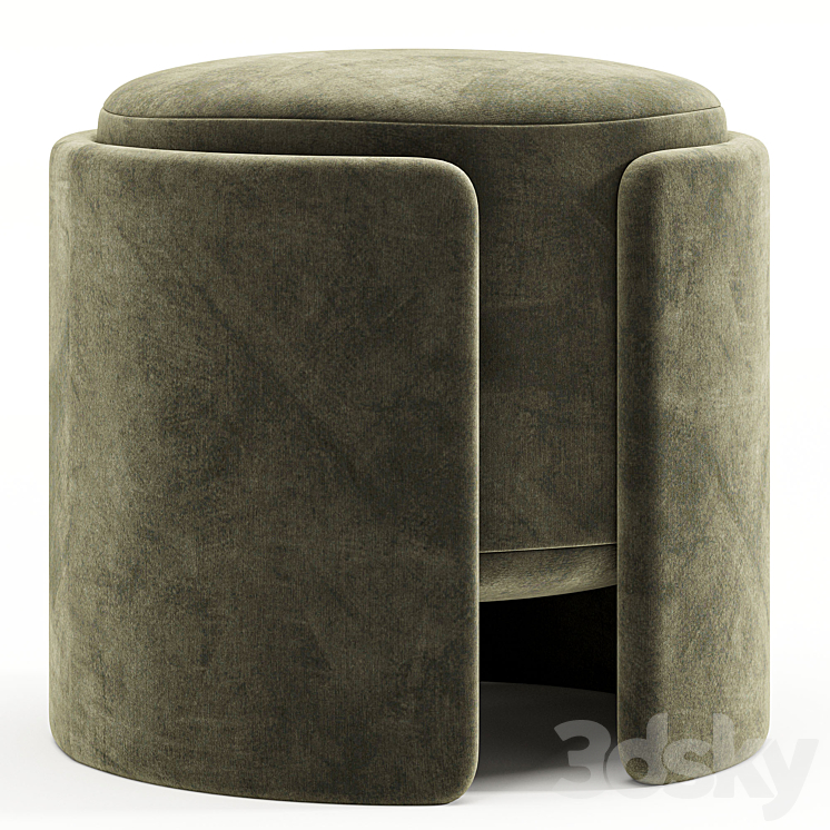 Taks Pouf By Stool Group - Other soft seating - 3D model