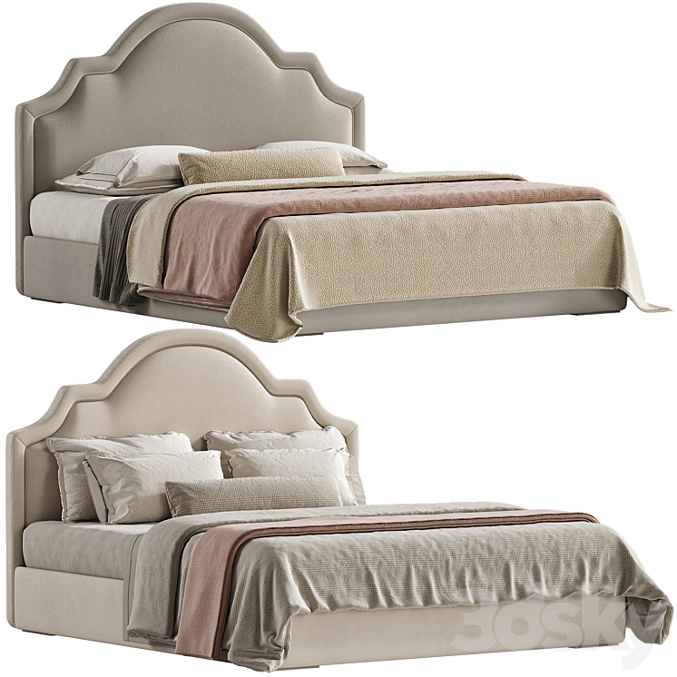 Bed Margo 13 - Bed - 3D model