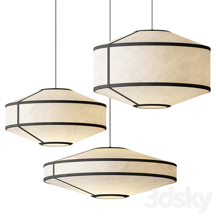 Kite Pendant Lamp - Pendant light - 3D model