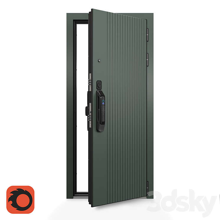OM Mastino City Smart 161 - Doors - 3D model
