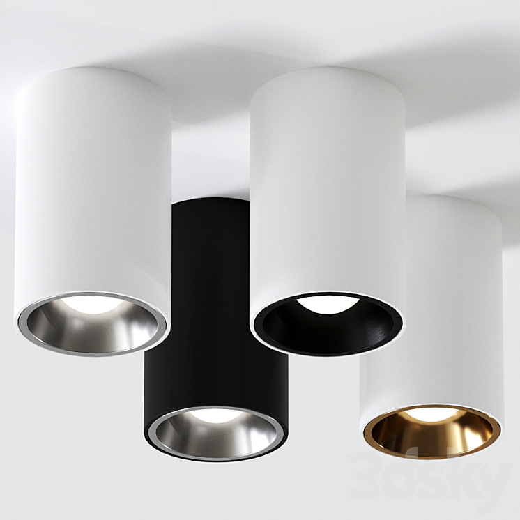 Baton SR by Linea Light Group Ceiling light - Ceiling lamp - 3D model