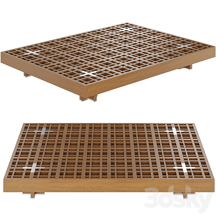 Coffee table Grid (A) - Table - 3D model
