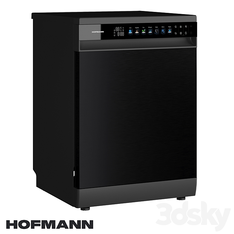 Dishwasher DW 167BK HF - Kitchen appliance - 3D model
