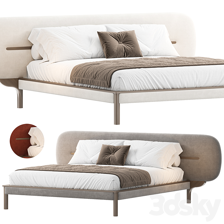 Lips Bed - Bed - 3D model