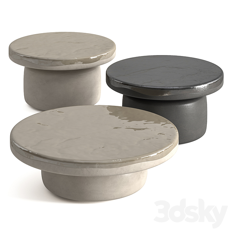 Poliform Crew Tables - Table - 3D model