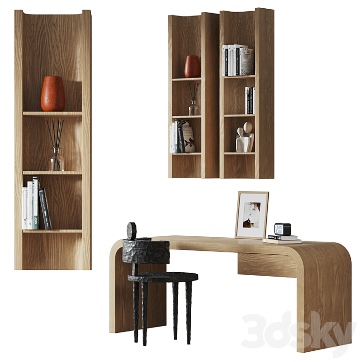 Workplace 03 - Office furniture - 3D model