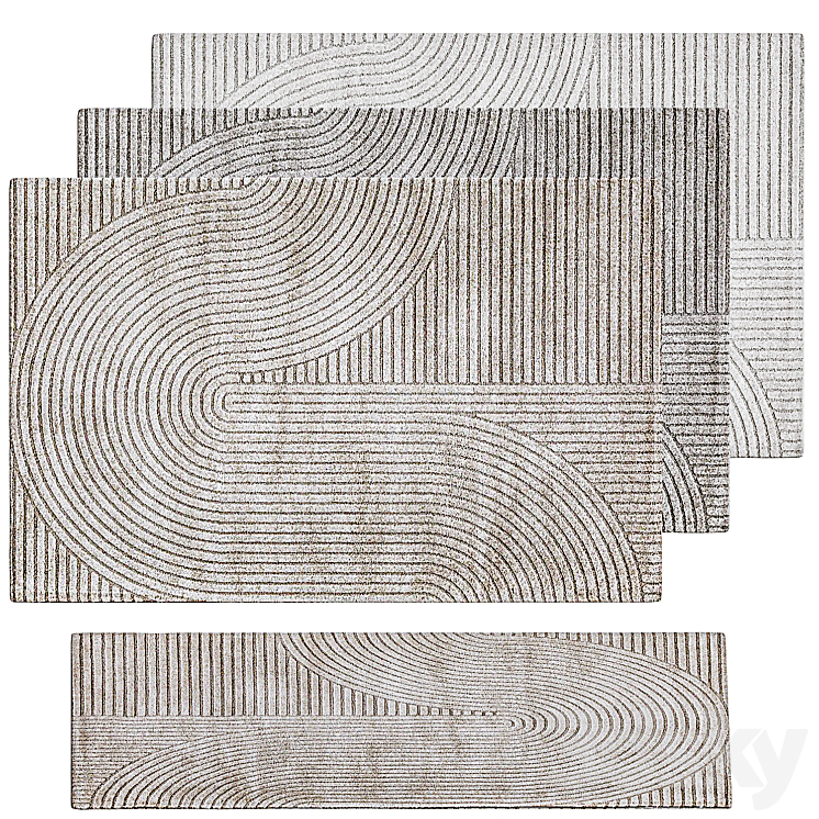 Rugs collection 01 by Modern Matta - Carpets - 3D model