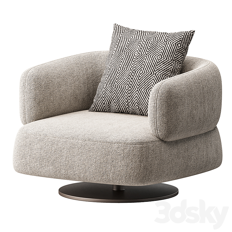 Lake Zeppelin - Arm chair - 3D model