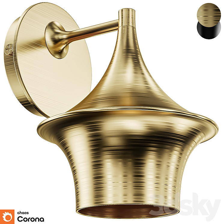 Emiko Wall Vanity Light - Wall light - 3D model