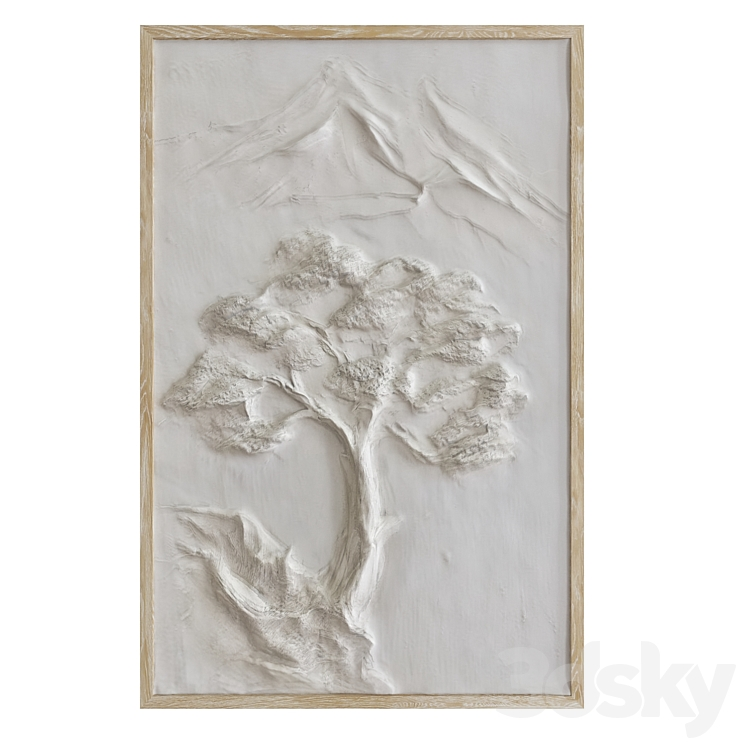 Bas-relief 058 - Frame - 3D model
