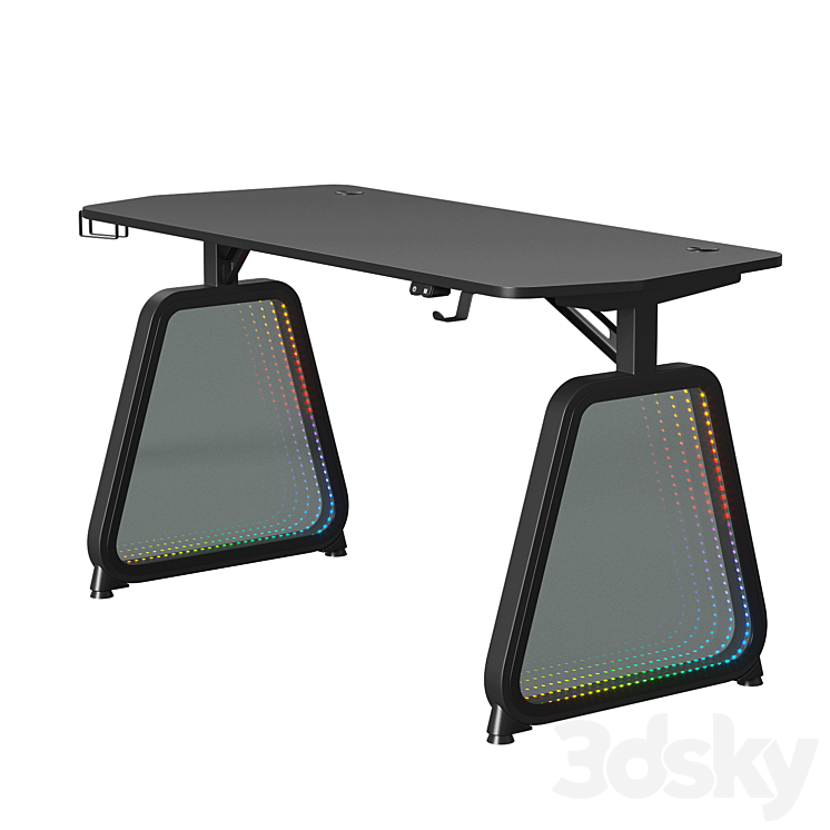Gaming table with RGB backlight - Table - 3D model