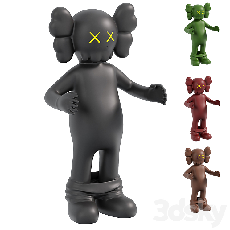Kaws - Sculpture - 3D model