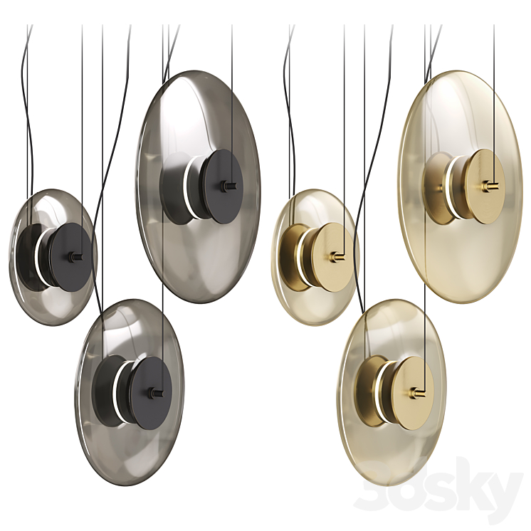 Hanging lights Venicem Zen Suspension - Pendant light - 3D model