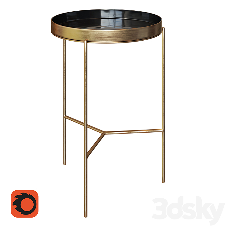 Naoko Side Table - Table - 3D model