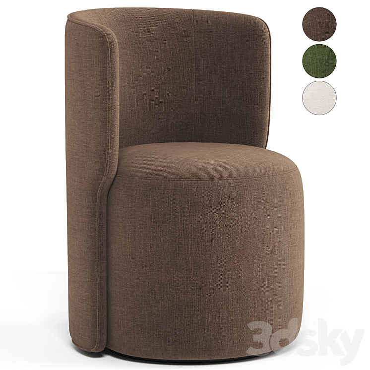Maxine Dining Chair - Chair - 3D model