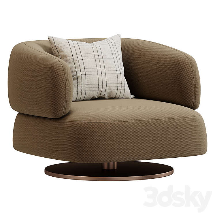 Zeppelin Armchair By Lago - Arm chair - 3D model