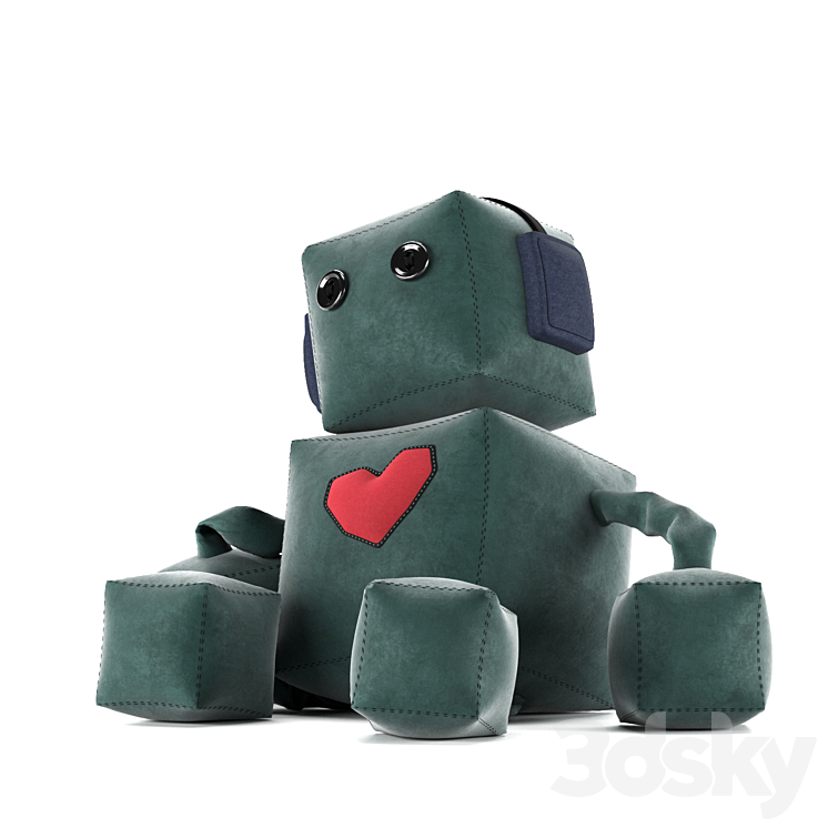 Soft toy robot - Toy - 3D model