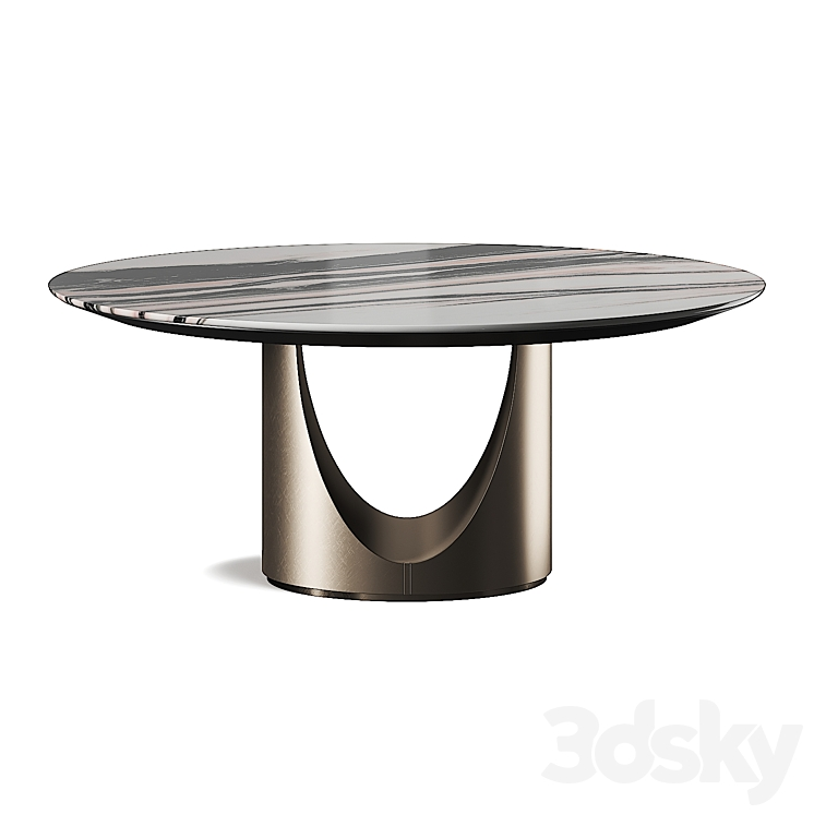 Visionnaire Cameron Dining Marble Table - Table - 3D model