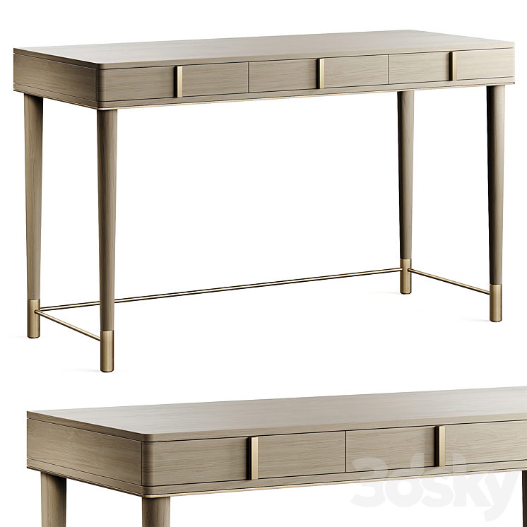 Oasis Group Dama Console Table - Console - 3D model