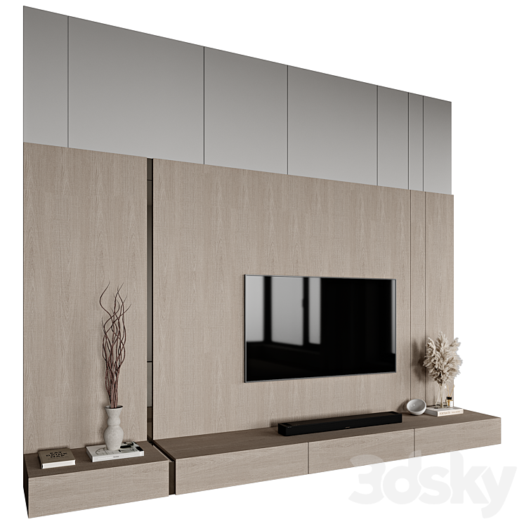 TV Wall 33 - TV Wall - 3D model