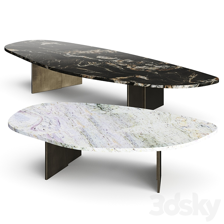 Rugiano Rock Coffee Table - Table - 3D model