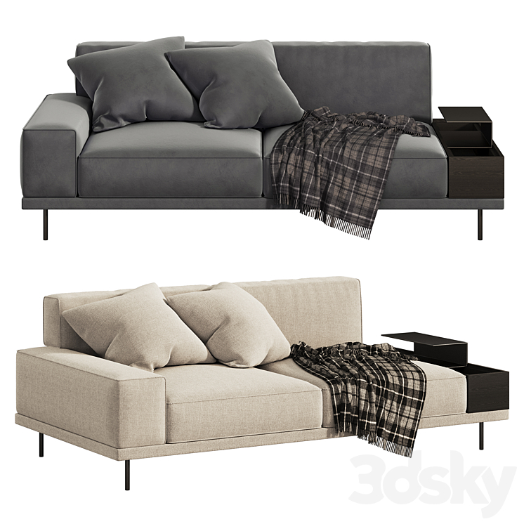 Modular sofa Edge 6372 - Sofa - 3D model