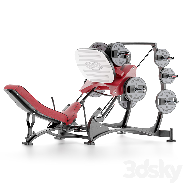 LEG PRESS BRIDGE - Sports - 3D model