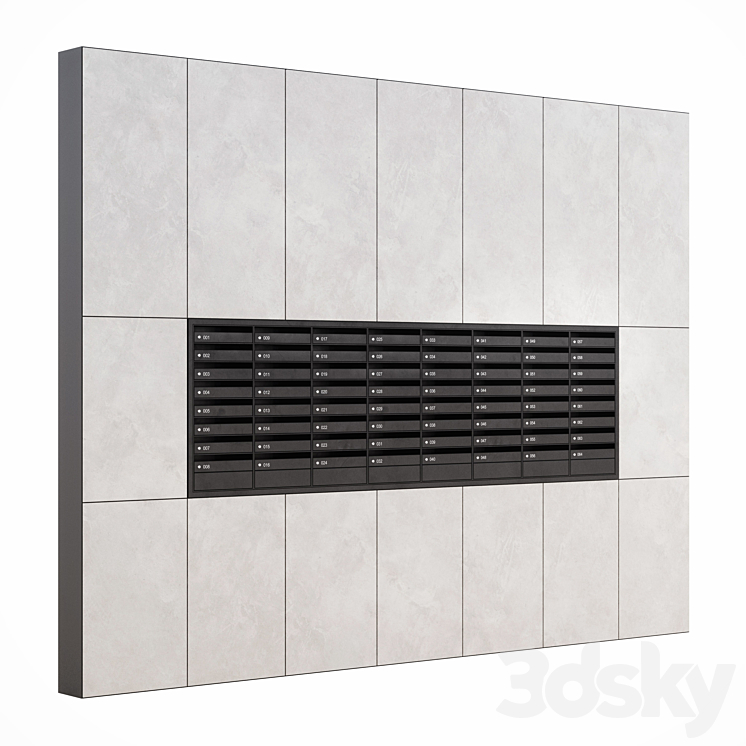 Mailboxes for residential complexes - Miscellaneous - 3D model
