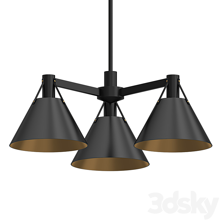 Archer Chandelier - Pendant light - 3D model