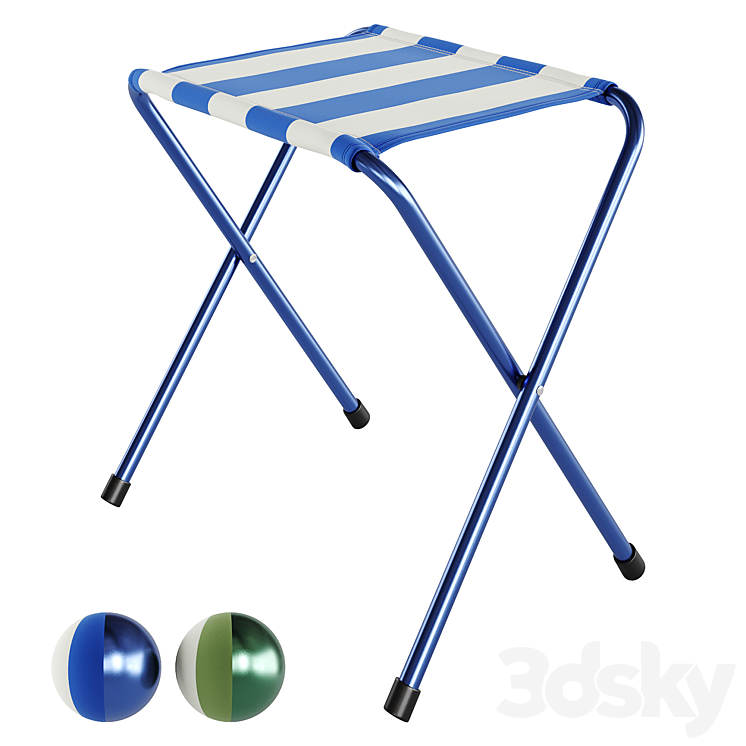 Ikea Strandon Folding Stool - Chair - 3D model