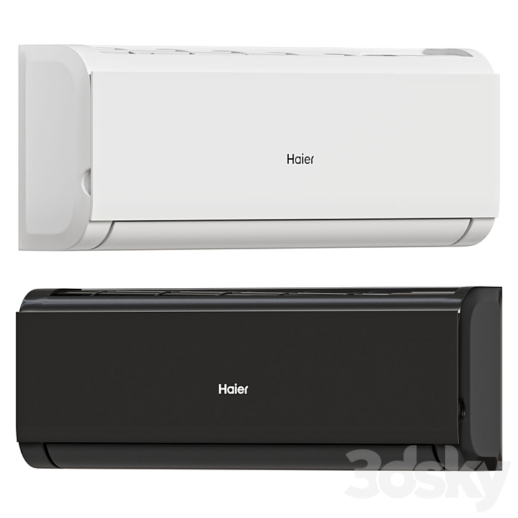 Air Conditioner Haier Tibio Inverter - Household appliance - 3D model