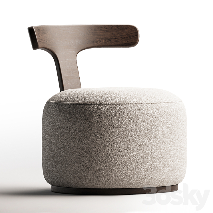 Horn Bowl Chair - Arm chair - 3D model
