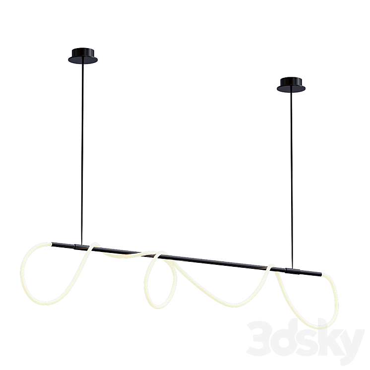 Modern LED Modern Pendant Bar Island Light - Pendant light - 3D model