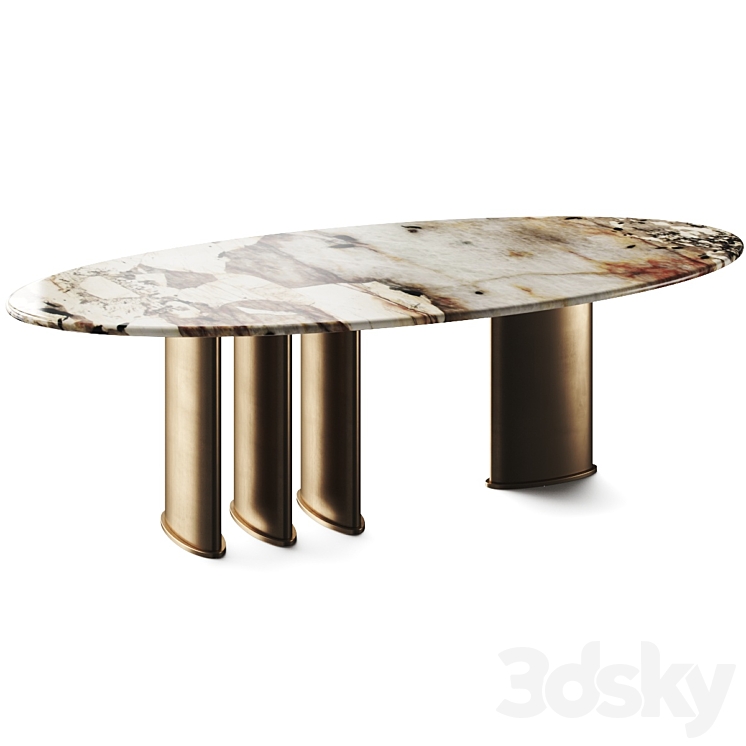 CG Capelletti Patagonia Marble Dining Table - Table - 3D model
