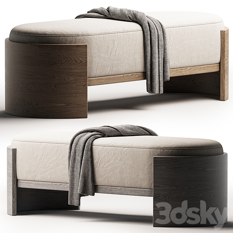 Hug Bench - Other soft seating - 3D model