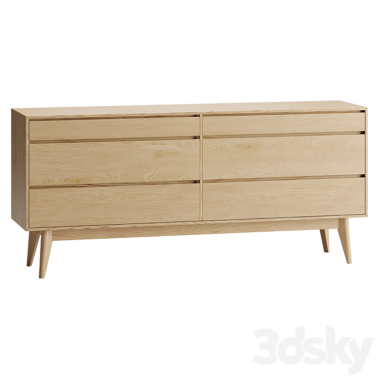 Double chest of drawers - Sideboard & Chest of drawer - 3D model