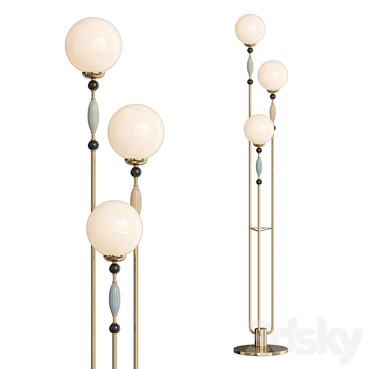 Odeon Light 5405 3F PALLE - Floor lamp - 3D model