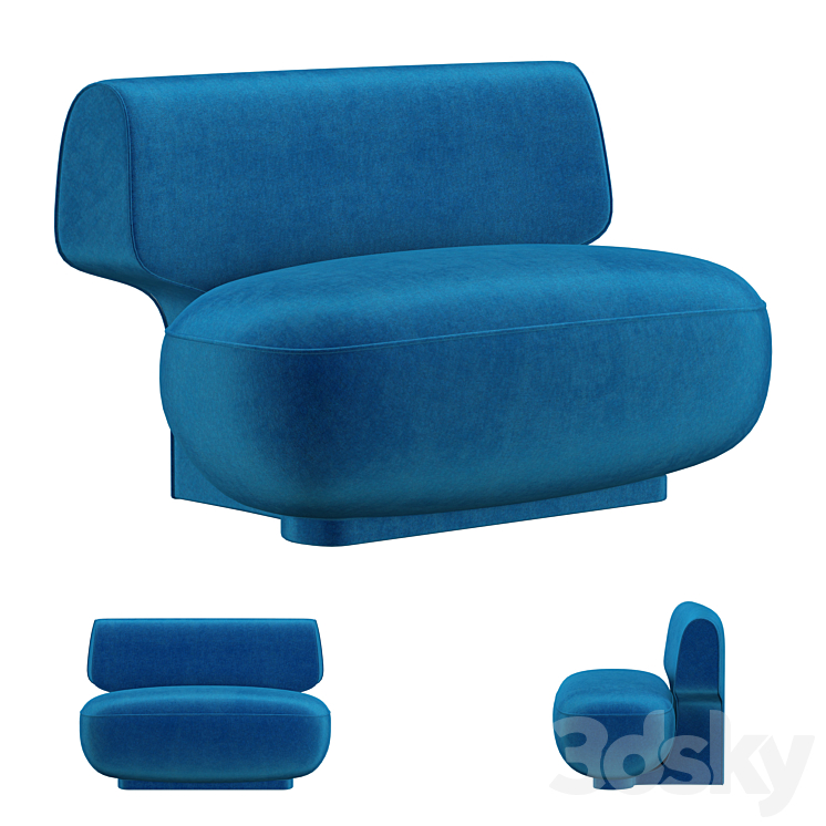 Litho II Pierre Frey Bench - Other soft seating - 3D model