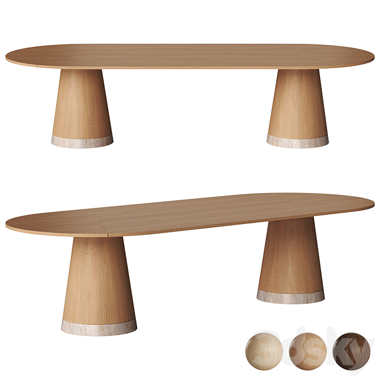 Bolia Piro Grand Table / Dining Table - Table - 3D model