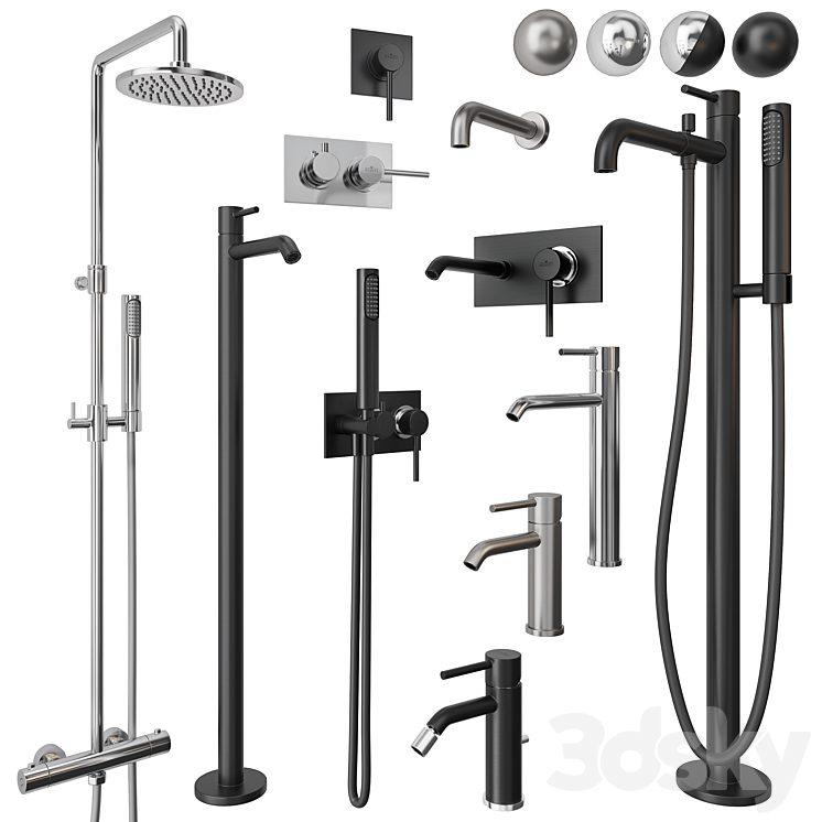 Webert Elio mixers - Faucet - 3D model