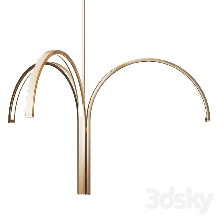 Cane Cluster - Pendant light - 3D model