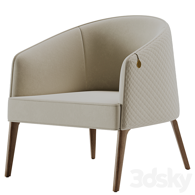 Poggi armchair - Arm chair - 3D model